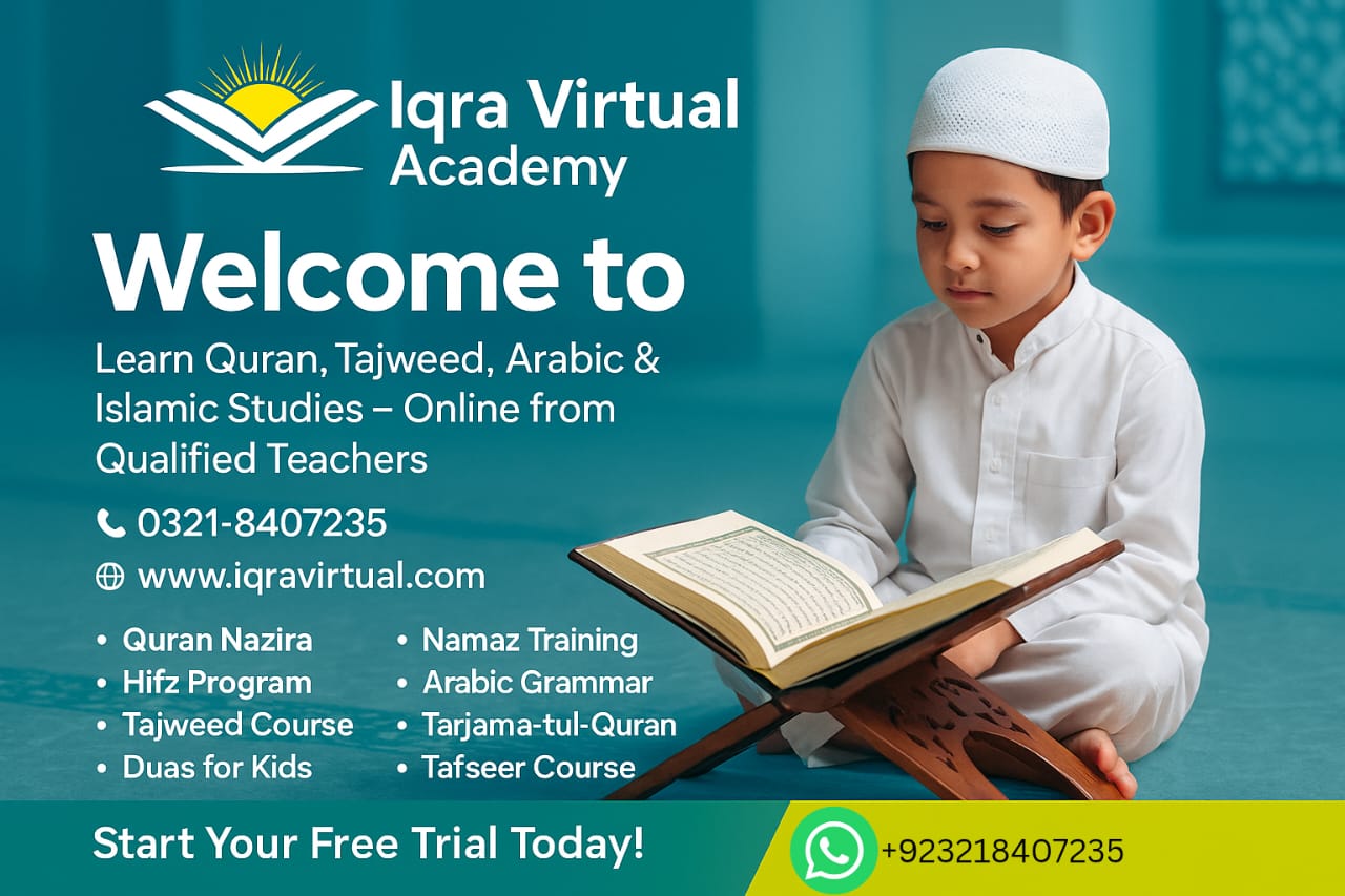 Iqra Virtual Academy – Learn Islamic Education On Your Home Door